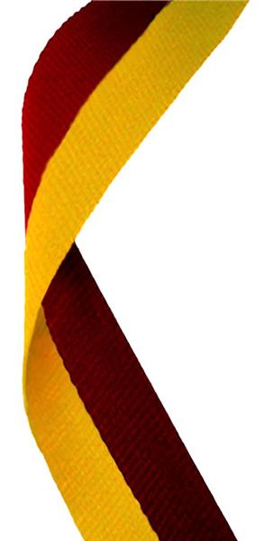 Medal Ribbon Maroon and Gold